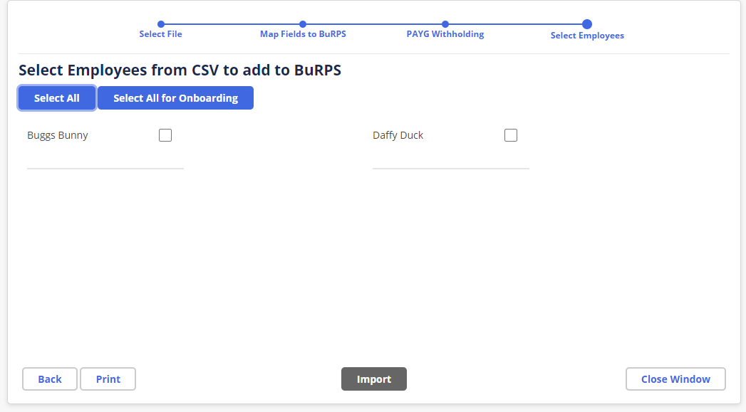 BuRPS Help